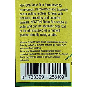 Nekton Tonic-R Restorative Supplement for Reptiles 100g, (3.5oz)