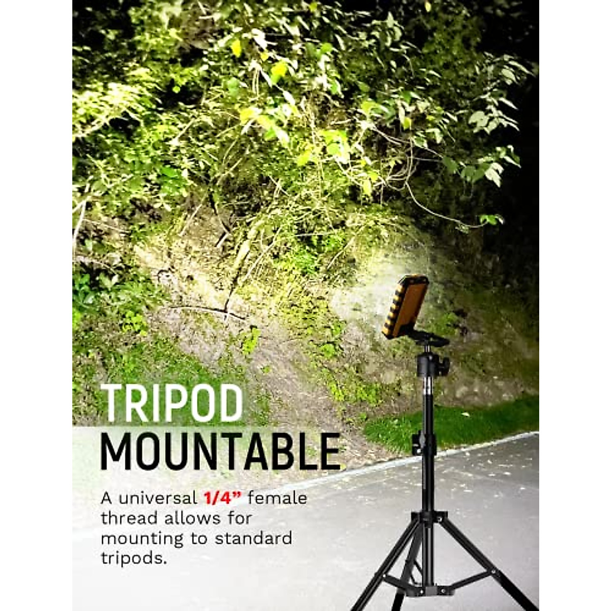 LED Rechargeable Magnetic Work Light 40W 1500Lumens, Hanging Hook 4 Lighting Modes, Job Site Lighting for Car Repairing, Camping, Hunting, and Hurricane (2, Orange)