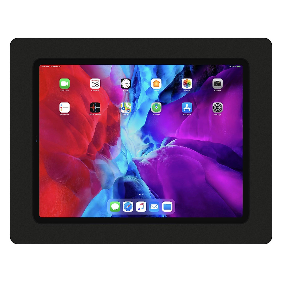 VidaMount Black Exposed Rear Camera VESA Enclosure Compatible with iPad Air 13" (M2) & iPad Pro 12.9" (4/5/6 Gen)