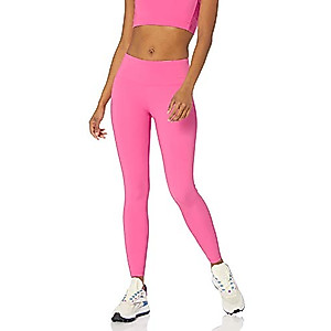 Amazon Essentials Women's Active Sculpt Mid Rise Full Length Legging (Available in Plus Size), Bright Pink, Small