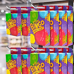 Royal Bingo Jumbo Calling Cards - Pack of 84 - High Visibility, 5.25" x 3.75" per Card-Replacement for Raffle and Balls