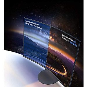 Samsung – T55 Series C32T550FDN 32" 1000R Curved Monitor, Dark Blue Gray (LC32T550FDNXZA) (Renewed)