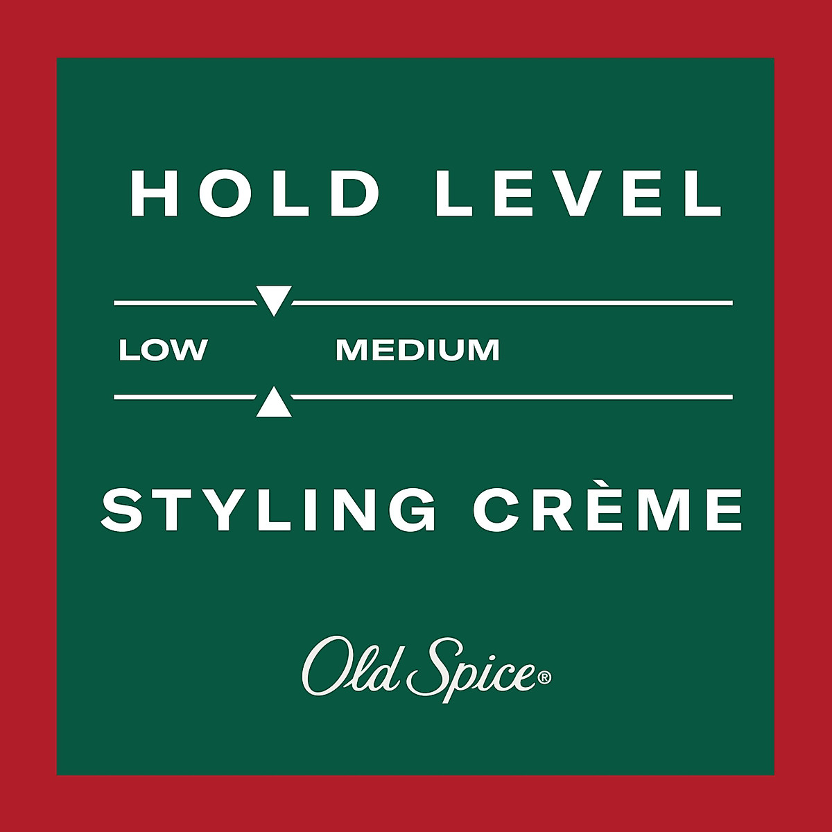 Old Spice No Crunch Crème, Hair Styling Crème for Men, Low Hold with Low Shine, 2.22 oz
