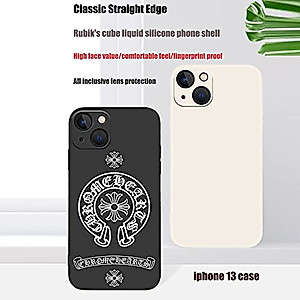 gonglim Compatible for iPhone 13 Case, Soft TPU Shockproof Camera Lens Protective Cute Phone Case for iPhone 13 for Women Girls,6.1 inch-Cross