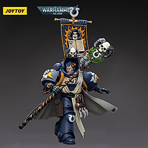 JOYTOY 1/18 Warhammer 40,000 Action Figure Ultramarines Chief Librarian Tigurius Collection Model (4.2 inch)