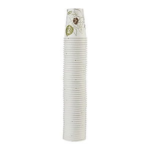Dixie 2338PATH Pathways Paper Hot Cups, 8oz (Case of 1000)