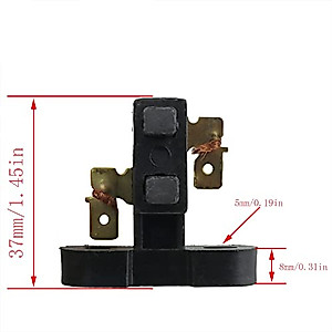 CHENJIN Carbon Brush Assembly 2PCS Generator Carbon Brush Assembly OEM for Honda and Clone Champion 3500 4500 4650 Predator 3500 4000 4375 Generac Coleman Powermate GP PM 3250 3600 3800