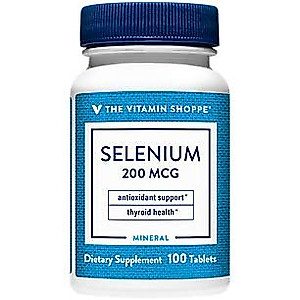 The Vitamin Shoppe Selenium 200 MCG (100 Tablets)