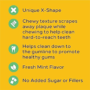 Pedigree DENTASTIX Dental Dog Treats for Toy/Small Dogs Fresh Flavor Dental Bones, 49.24 oz. Multipack (204 Treats)