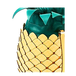 Kate Spade New York Pineapple Crossbody Bucket Bag Colada Novelty Yellow Multi