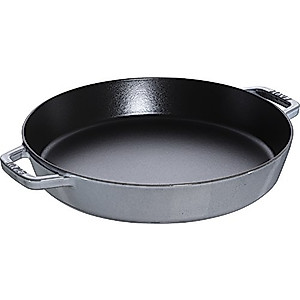 STAUB Cast Iron Frying Pan, Grey, 34 cm