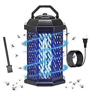 Upenjok Bug Zapper Outdoor and Indoor,18W Mosquito Zapper - 4200V High Powered Waterproof Electric Bug Zapper Mosquito Zapper - Insect Fly Trap for Home Backyard Patio