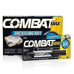 Combat Max, Indoor and Outdoor Ant Killing Gel, 27 Grams Max Ant Killing Bait Stations, Indoor and Outdoor Use, 6 Count