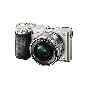 Sony Alpha a6000 Mirrorless Digital Camera with 16-50 mm Lens 24.3MP (Silver) (Renewed)