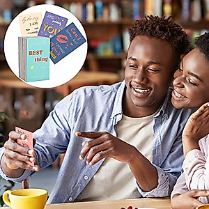 120 Pieces Romantic Lunch Box Notes Love Notes for Him Her Mini Valentines Day Cards for Husband Wife 2 x 3.5 Inch Inspirational Design Lunchbox Notes for Adults Beloved Ones, 30 Styles