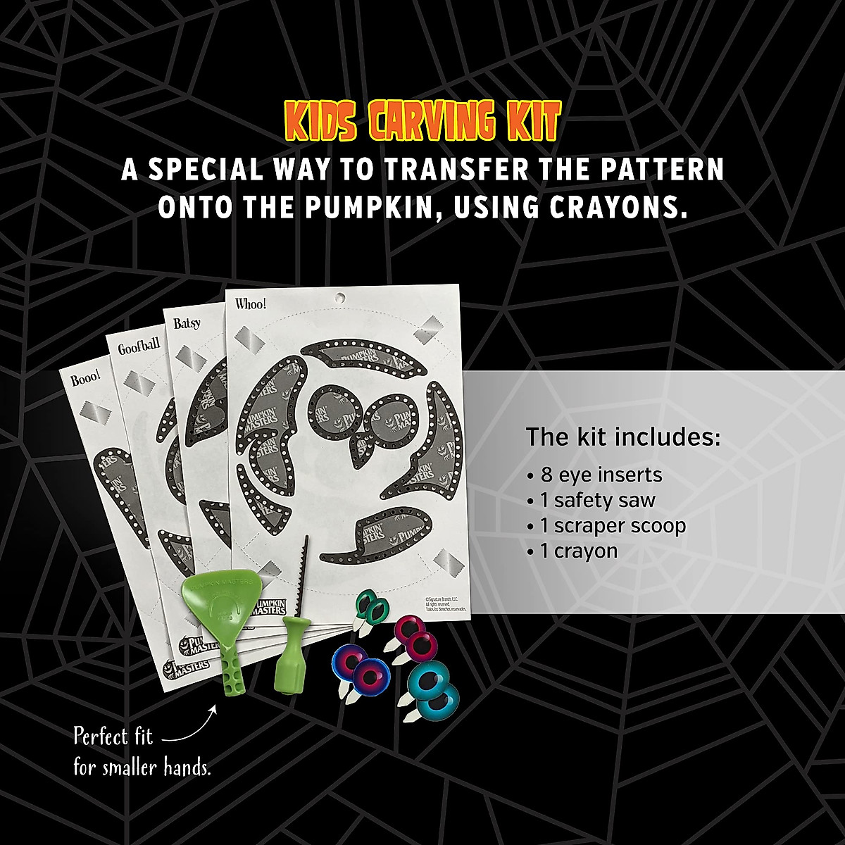 Pumpkin Masters Kids Pumpkin Carving & Decorating Kit 1 ea