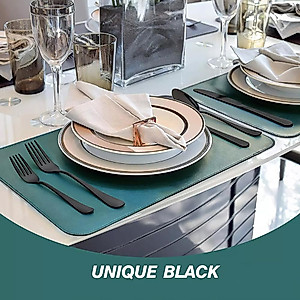 Silverware Set 24-Pieces with Steak Knives Flatware Set Cutlery Set Food-Grade Stainless Steel Home Essentials for New Home Forks Spoons And Knives Set Dishwasher Safe Daily Household Use