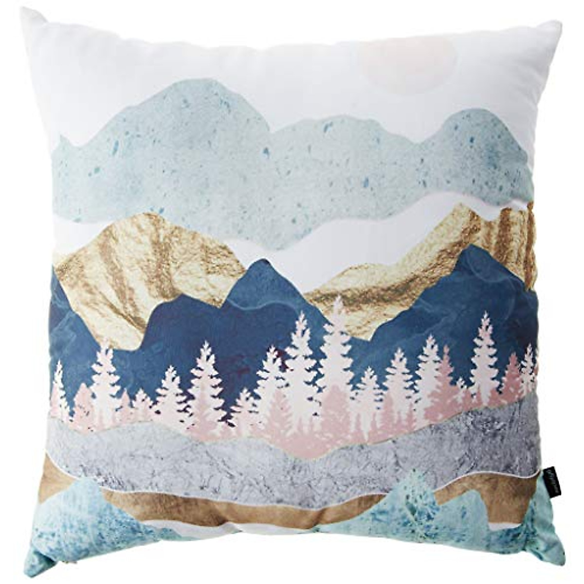 Society6 Space Frog Designs Summer Vista Indoor Throw Pillow, 16"x16", Multi