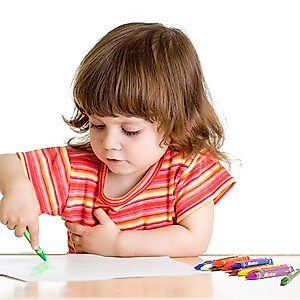 Madisi Crayon Bulk pack, Regular Size, 18 Colors, 900 Count