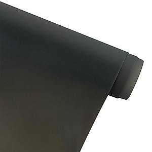 ONEART | Grey Solid Candy Color Jelly Vinyl 12" x 54" Smooth TPU Frosted Leather Fabric for DIY Projects Sewing Crafts
