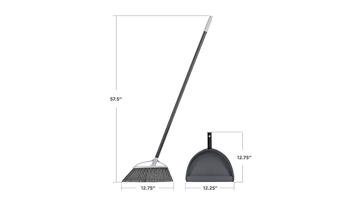 Radley & Stowe Angle Broom & Dustpan Set for Effective Cleaning