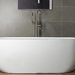 WOODBRIDGE F 0001 F0001BN Faucet, (L) 10 3/4" x (W) 6-1/4" x (H) 43-7/8, Brushed Nickel