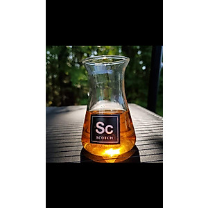 Drink Periodically Laboratory Erlenmeyer Flask Lab Shot Glass (Whiskey)