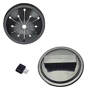 3 Inch Garbage Disposal Splash Guard Collar Sink Garbage Disposal Splash Guard Sink Stopper Universal Rubber Food Waste Disposer for Whirlaway, Waste King, Sinkmaster and GE Models Type-C Convertor