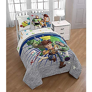 Jay Franco Disney Pixar Bed Set, Twin, Toy Story 4