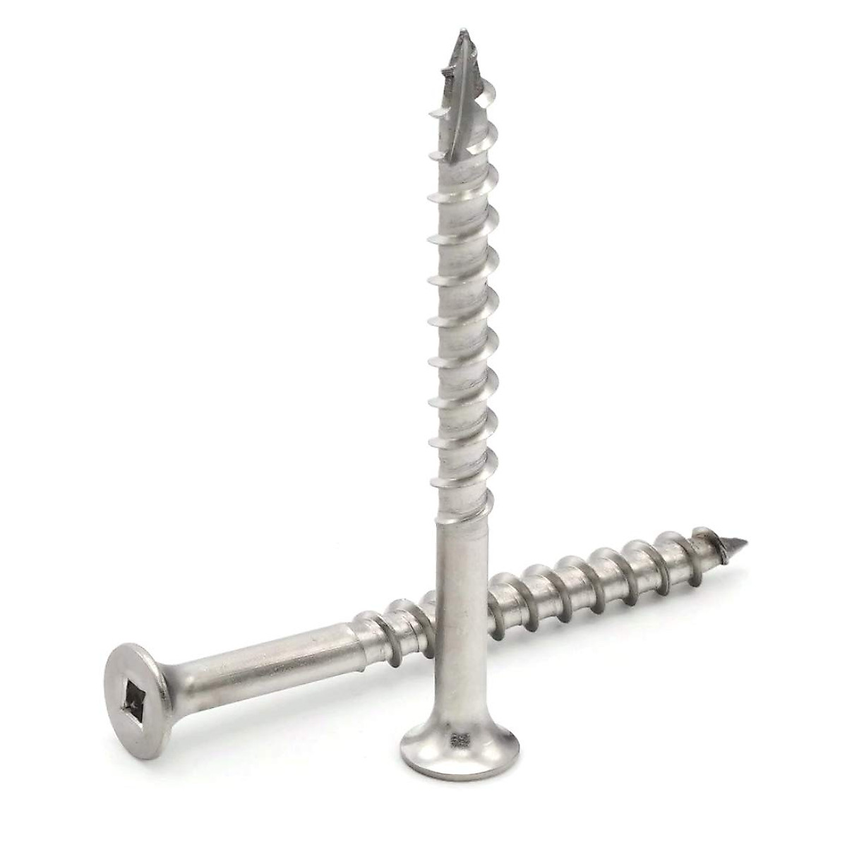 Square Drive Deck Screws 305 Stainless Steel Bugle Head Type 17 Point - #10 x 4 Qty-25