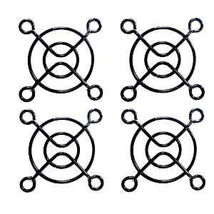 40mm Black Fan Grill (4 Pack)