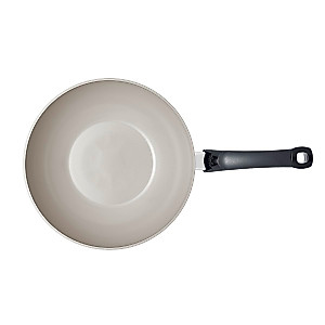 Fissler Ceratal Classic Ceramic Non-Stick Frying Pan 2 Piece Set, 9.5 Inch and 11 Inch, Warm Grey, Made without PFAS