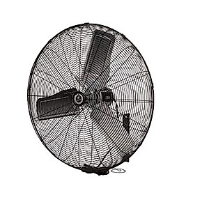 TPI Corporation Single Phase Wall Mount Commercial Circulator – 30" Diameter, 120 Volt Exhaust Fan – Ventilation Fans. Commercial Extractor Fans