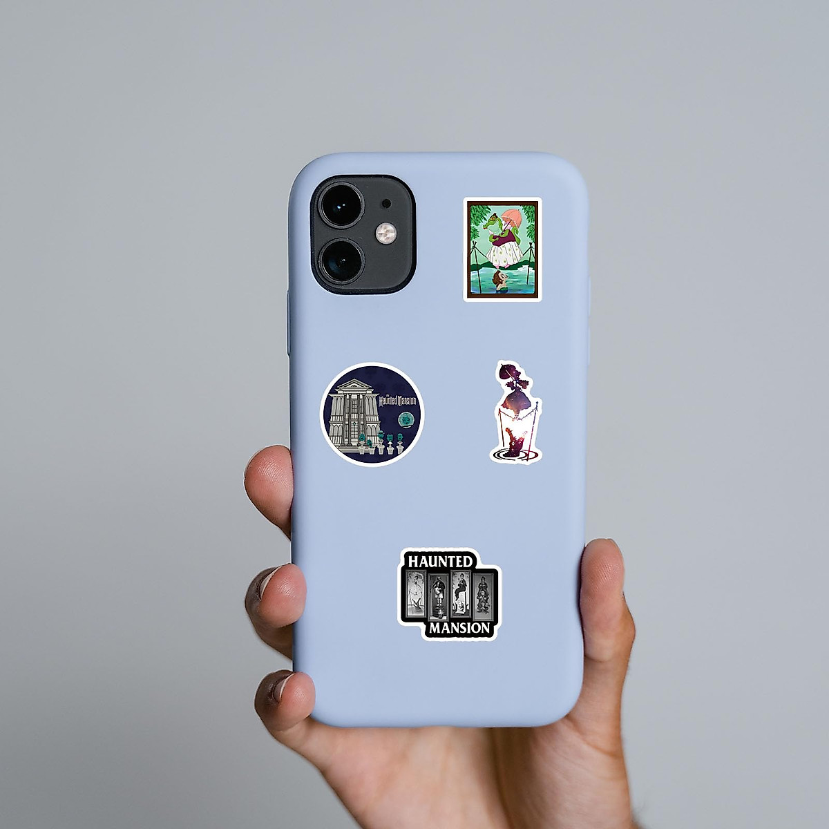 67Pcs Haunted Mansion Stickers Pack, Education Cute Cartoon Vinyl Waterproof Sticker Decals for Water Bottle, Laptop, Phone, Scrapbooking, Journaling Gifts for Kids Teens Adults for Party Supply