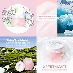 Saturday Skin Face Moisturizer Water Face Cream Natural Oil free Gel Type Cream From Alaska Glacier Water Day & Night Korean Skin Care Cream Soothing Hydrating Facial Moistrurizer (1.69 Fl. Oz. 50ml)