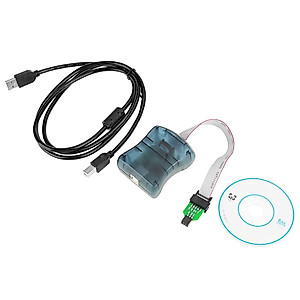 YWBL-WH AVRISP mkII Downloader Compatible with Original Programmer Supports AVR Studio, Electronic Components
