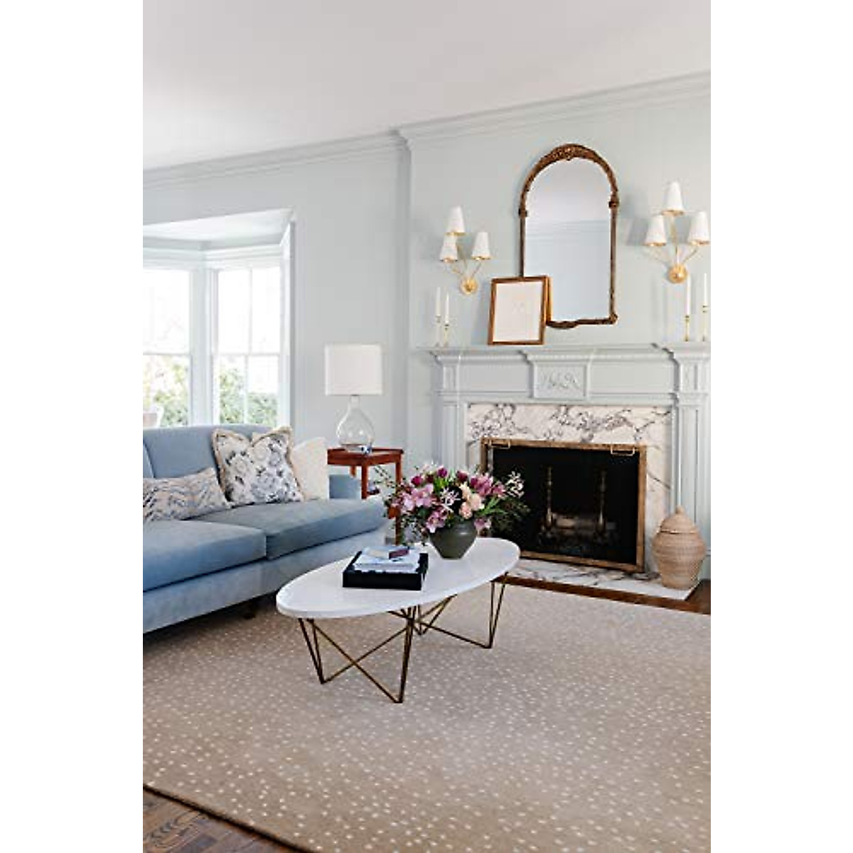 Erin Gates by Momeni Woodland Antelope Beige Hand Tufted Wool Area Rug 8'9" X 11'9"