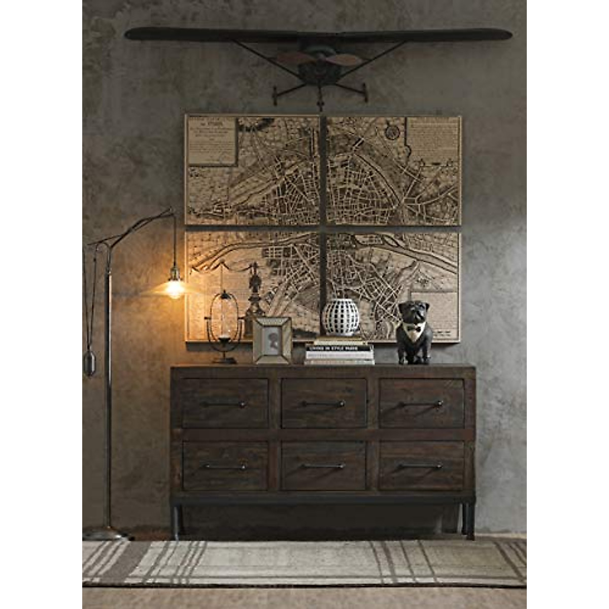 Decorative Metal & Glass Thirty Minute Hourglass