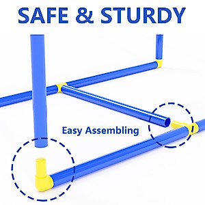 OMNISAFE Arcade Basketball Hoop Game Set for Kids & Dart Board, Basketball Game Training System, Includes 2 Balls, 1 Air Pump and Slide Ramp