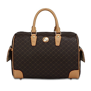 Rioni Aristo (Brown) - Large Boston Bag St-20015