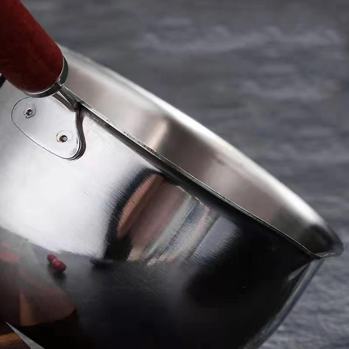 Mini Butter Warmer Pot, 300ml Premium Stainless Steel Design Oil Warmer Pan for Frying Drizzling and Pouring