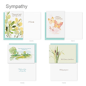 American Greetings Deluxe Boxed Sympathy Card Assortment (15-Cards)
