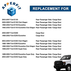 APPERFiT Door Handle Compatible with 1992-2014 Ford E150 E250 E350 E450 E-Series Van Replaces 6C2Z-1543401-AA 80916