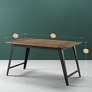 Zinus Donna Wood and Metal Dining Table