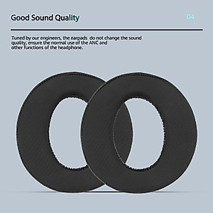 Wzsipod Premium PS5 Cooling Gel Earpads, Replacement Cushions Designed for Enhanced Comfort, Superior Sound Quality and Ultimate Gaming Experience, Black