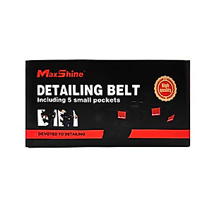 Maxshine Adjustable 600D Oxford Car Detailing Tool Belt Automotive Organizer Kit