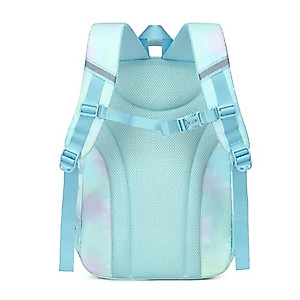 Piksun Girls backpack,Kids Backpack for Girl,Cute Elementary Bookbag Waterproof Large Capacity School Bag Backpacks for Girls (Blue)