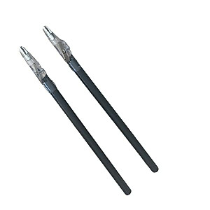Revo Barber Pencil (Black) - (2-Pack) - Tracing Tool/Guide for Beard, Hairline, & Goatee - Outliner Lining Kit For Styling & Beard Shaping - Hair Cutting Tracer - Grooming Pencil - Barber Supplies