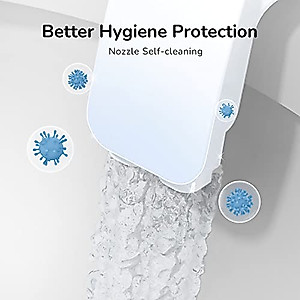 Bath & Bum Bidet, Ultra-Slim Bidet Attachment, Non-Electric Bidet Toilet Seat Attachment,Detachable Self-Cleaning Dual Nozzles and Adjustable Water Pressure, Easy to Install Bidet