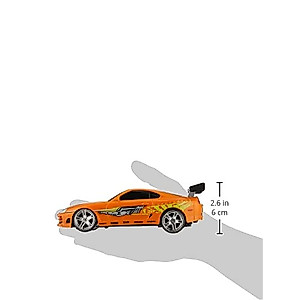 Fast & Furious 1:24 Brian's Toyota Supra RC Radio Control Car, Toys for Kids and Adults